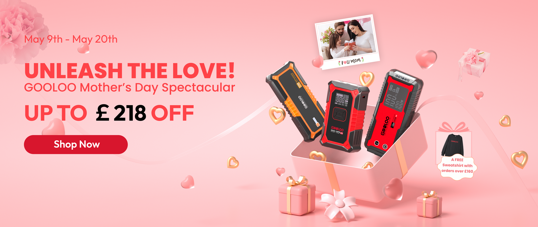 Portable Jump Starter | GOOLOO Official Website – UK.GOOLOO